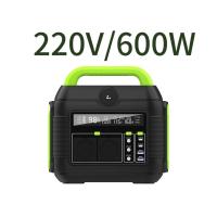 China Removable Battery 600W Lithium 110V 220V Camping Mini Portable AC Outlets Power Bank for sale
