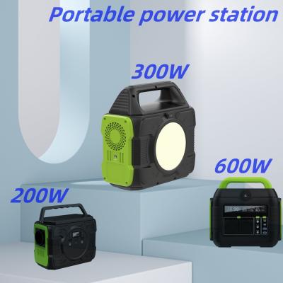 China Portable Outdoor Camping Power Station 300W AC Output High Power with Lithium Battery for sale