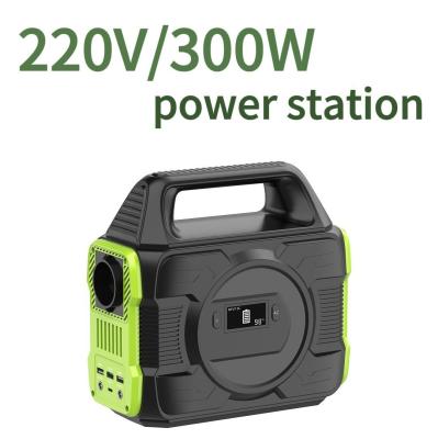 China Customizable Colour 300W Portable Battery Power Bank for Solar 110V 220V Lithium for sale
