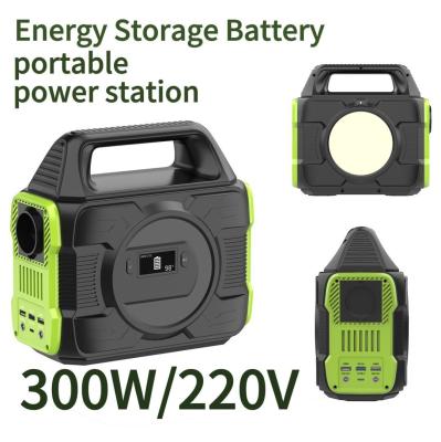 China S3 300W Mini off Grid Solar Energy System Portable Solar Power Bank with EU AC Socket for sale