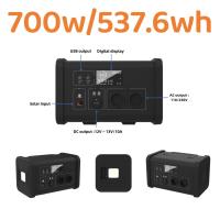 China 700W AC Output Portable Solar Power Station for Off-Grid Home Energy Independence for sale