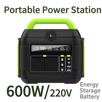 China Customizable Colour 600W Emergency Power Station for Camping and Mobile Charging for sale