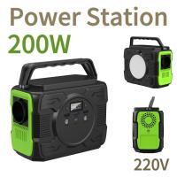 China 200W Rechargeable Battery Solar Generator Portable Power Station for Home and Outdoor for sale