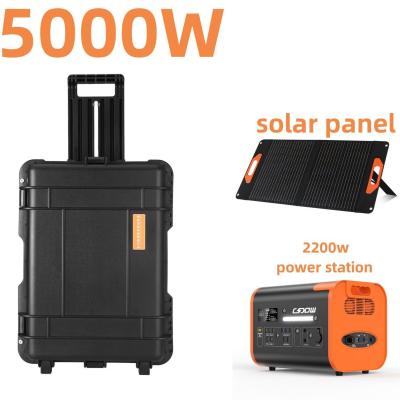 China 8000W Peak Power Portable Solar Power Generator for Outdoor Activities Compact and Modern for sale