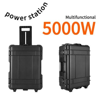 China AC Pure Sine Wave 5000W Portable Backup Generator 200W 3000W Solar Charging Power Station for sale