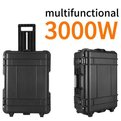 China 6000W Peak Power LiFePO4 Energy Storage Battery for Solar Home Portable Power Station for sale