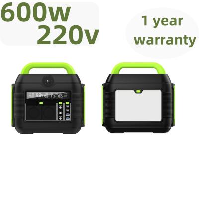 China 600W 110/220V-50Hz/60Hz Portable Power Station Solar Generator for Eco-Friendly Power for sale