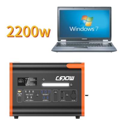 China 2000W Bidirectional Fast Charge LiFePO4 Battery Portable Mobile Power Supply for Family for sale