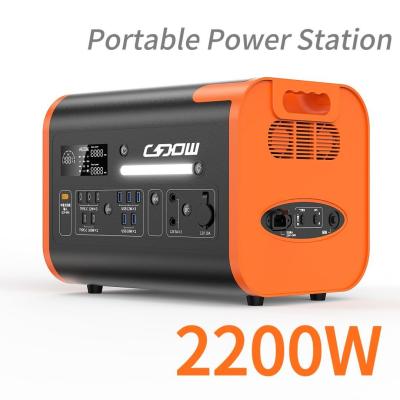 China 2000wh Off Grid Energy Storage Solar Energy Backup Portable Power Bank Power Station for sale