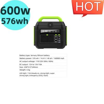 China 600W Quiet Portable Power Station Solar Generator for Recyclable S6 S6 Outdoor Camping for sale