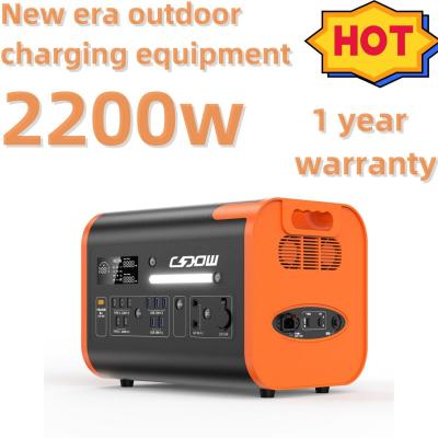 China 2000W/2200W/2400W Lifepo4 Portable Solar Generator for Emergency Charging Station for sale
