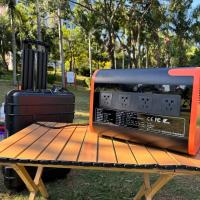 China 600W Portable Power Station LiFePO4 2048wh 2200W AT22 Solar Generator for Remote Work for sale