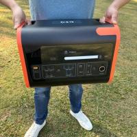 China 600W Portable Power Station LiFePO4 2048wh 2200W AT22 Solar Generator for Remote Work for sale