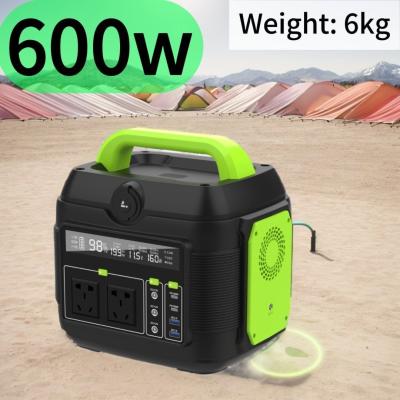 China Outdoor 110V/220V Solar Generator Portable Power Station 600W 300W 200W for Family RV for sale