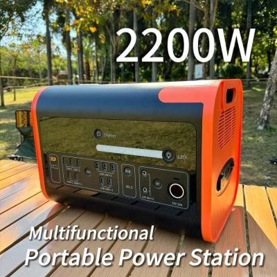 China AT22 2200W/2048wh/40ah LiFePO4 Energy Storage Solar Generator for Portable Power Station for sale