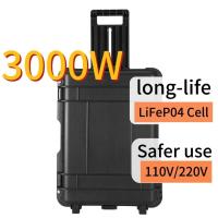 China Car and Outdoor Mobile Power Supply 3000W Portable Solar Generator Charging Time 6-7h for sale