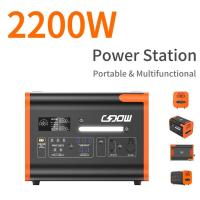 China Overvolt Protection 220V±5% 2500W Lithium Battery UPS Bank Generator for Home Outdoor Camping for sale