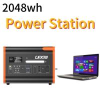 China 51.52V40ah 3.22V*16s Battery Capacity Solar Generator 2200W with 2500W Solar Panels for sale