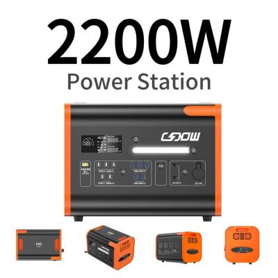 China Fast Charging 2200W 2000W 2500W Outdoor Solar Energy Power Bank Station Power Supply for sale