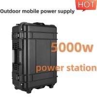 China Large Capacity Solar Generator 100ah 5000W with Car Charging and Overcharge Protection for sale