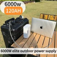 China 6000W 120ah High Power Output Solar Generator Emergency Standby Power Station with 1 for sale