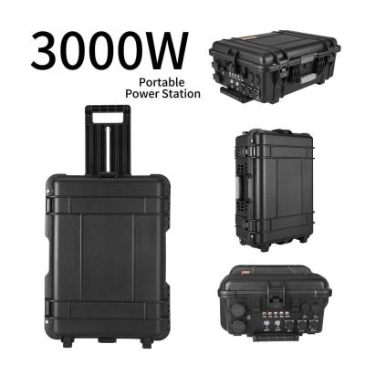 China 3000W Emergency Power Reserve Portable Power Station with 48V62.5ah Battery Capacity for sale