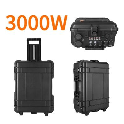 China LT-30 High Capacity 3000wh 3300W LiFePO4 Battery Portable Power Station for Camping for sale