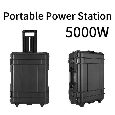 China 5000W Emergency Energy Supply Power Bank Generator with AC/DC Inverter CE.Un38.3 Certified for sale