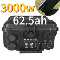 China Outdoor Emergency Charging 3000W 62.5ah Portable Power Station with 6-7h Charging Time for sale