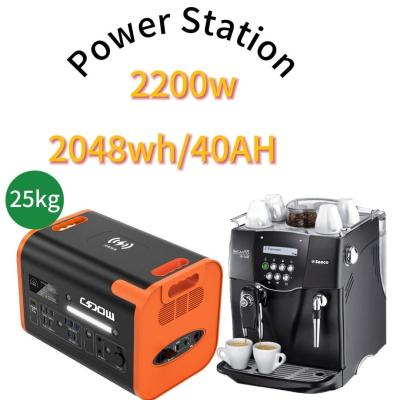 China Customized 2000W Outdoor Solar Power Station with US Standard Plug and Long Life Span for sale