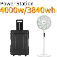 China 8000W Peak Power Portable Solar Generator 3840wh Emergency Energy Storage Power Station for sale