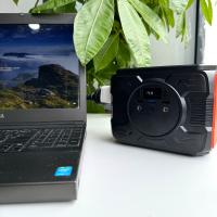 China North America Market Camping Dynamo Power Station with Lithium Battery and Solar Panel for sale