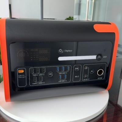 China Large Capacity Outdoor Emergency Power Station 2200W 2048wh 40ah with USB 12W*3/18W*2 for sale