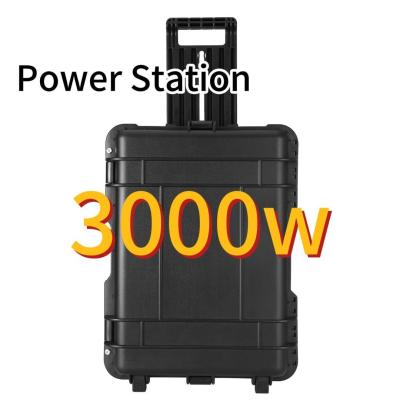 China Outdoor Household Solar Drone Power Station 3000W with Multiple Protection Function for sale