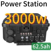 China Solar Powered Drone Emergency 3000W 62.5ah Power Station with CE.Un38.3 Certification for sale