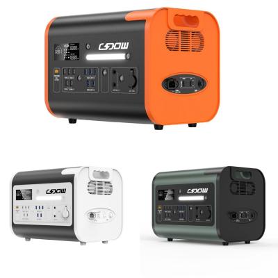 China CE Un38.3 MSDS Certified 1000W 2000W 2200W Portable Power Station for Indoor and Outdoor for sale
