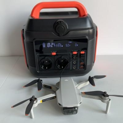 China LiFePO4 Battery Charging Bank 600W Mobile Power with QC3.0 Output 18W and LED Lighting 11W for sale
