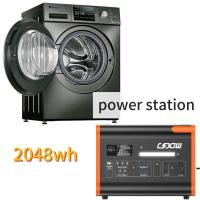 China 2000W/2200W/2048wh Portable Camping Energy Storage Power Station with Pure Sine Wave Inverter Waveform for sale