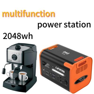 China 2200W/2048wh 40ah Outdoor Adventure Portable Power Station with and Durable Life Span for sale