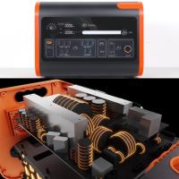 China 2200W40ah Wireless Charging Solar Energy Storage Power Station in Hot Orange with Black for sale