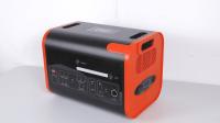 China 2200W40ah Wireless Charging Solar Energy Storage Power Station in Hot Orange with Black for sale