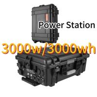 China 3000W Outdoor RV/Van Camping Emergency Inverter Mobile Power Station Portable Pull Rod and Pulley for sale
