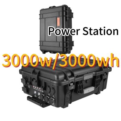 China 3000W Outdoor RV/Van Camping Emergency Inverter Mobile Power Station Portable Pull Rod and Pulley for sale