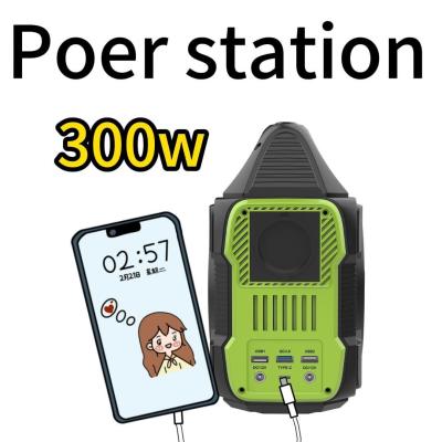 China Portable 200W/300W/600W/1500W Solar Standby Generator Power Station Removable Battery for sale