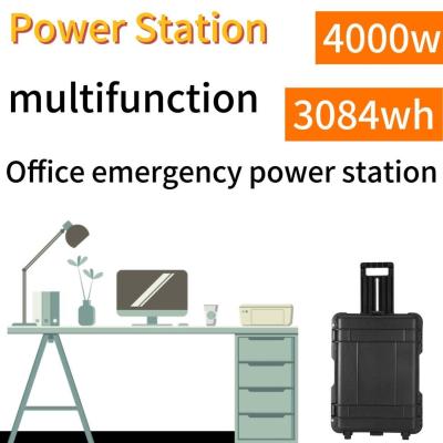 China 4000W 3840wh Solar Portable Battery Perfect for Outdoor Camping Emergency Power Needs for sale