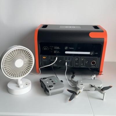 China Silent Portable Outdoor Power Station with 1500W Fast Charge and 15W Wireless Charging for sale