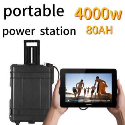 China 4000W80ah/UPS Pure Sine Wave BMS Battery Powered System for Portable Energy Solution for sale