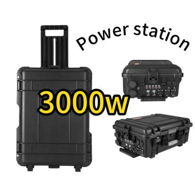 China 3000W 1000W Lithium Battery Outdoor Emergency Mobile Power Station CE.Un38.3 Certification for sale