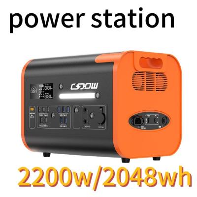 China Portable CE Certified 2200W/2400W/3000W Solar Power Station for Outdoor Activities for sale