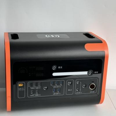 China Life Span 2000 Times 600W Home Energy Storage Solar Generator 2200W Portable Power Station for sale